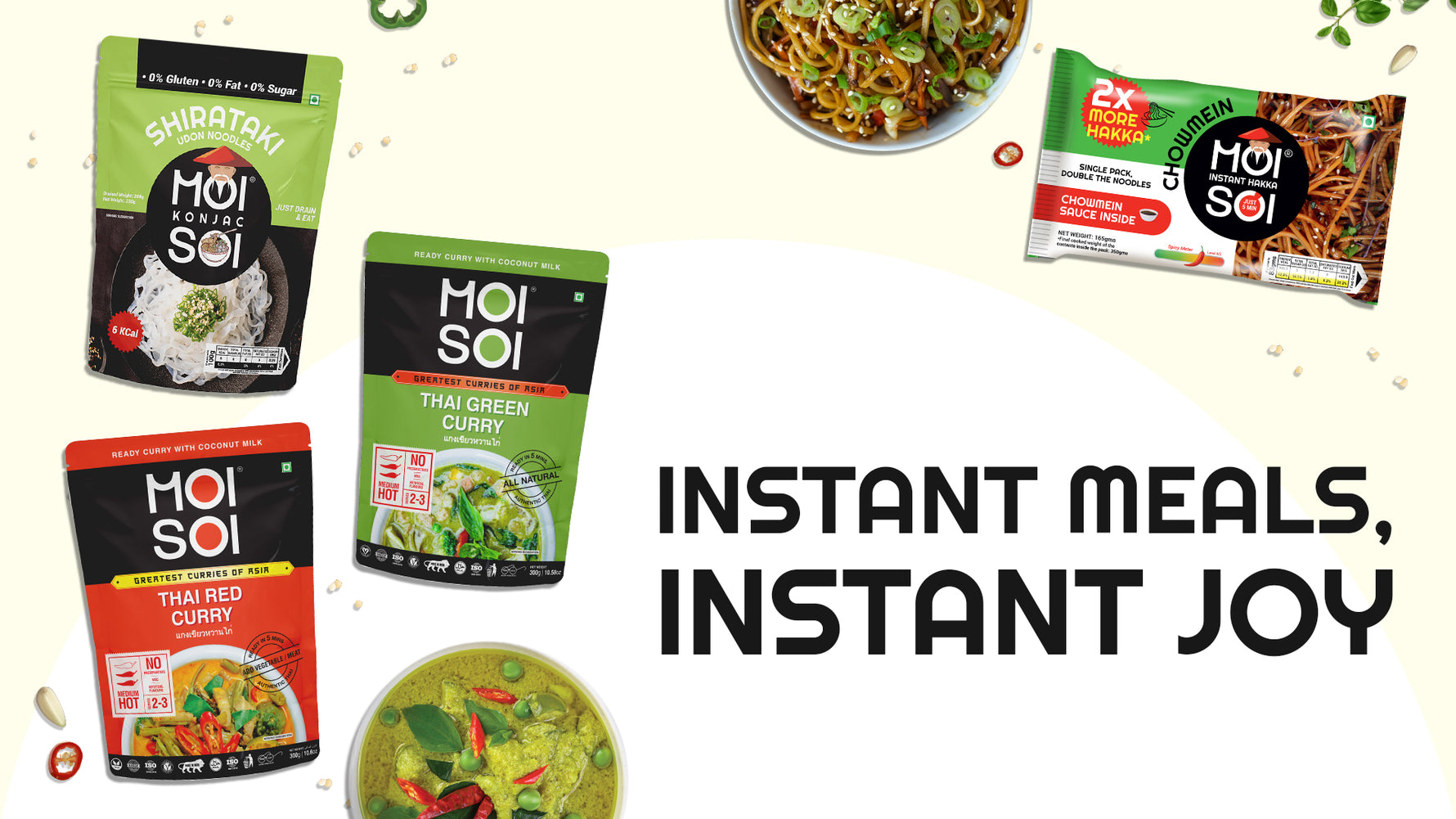 Moi Soi: Instant Meals, Noodles & All-Purpose Sauces